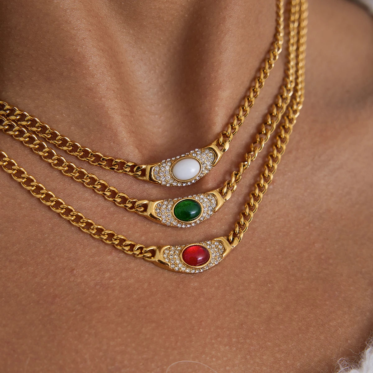 Remeberance Stone Waterproof Necklace – Sundelle