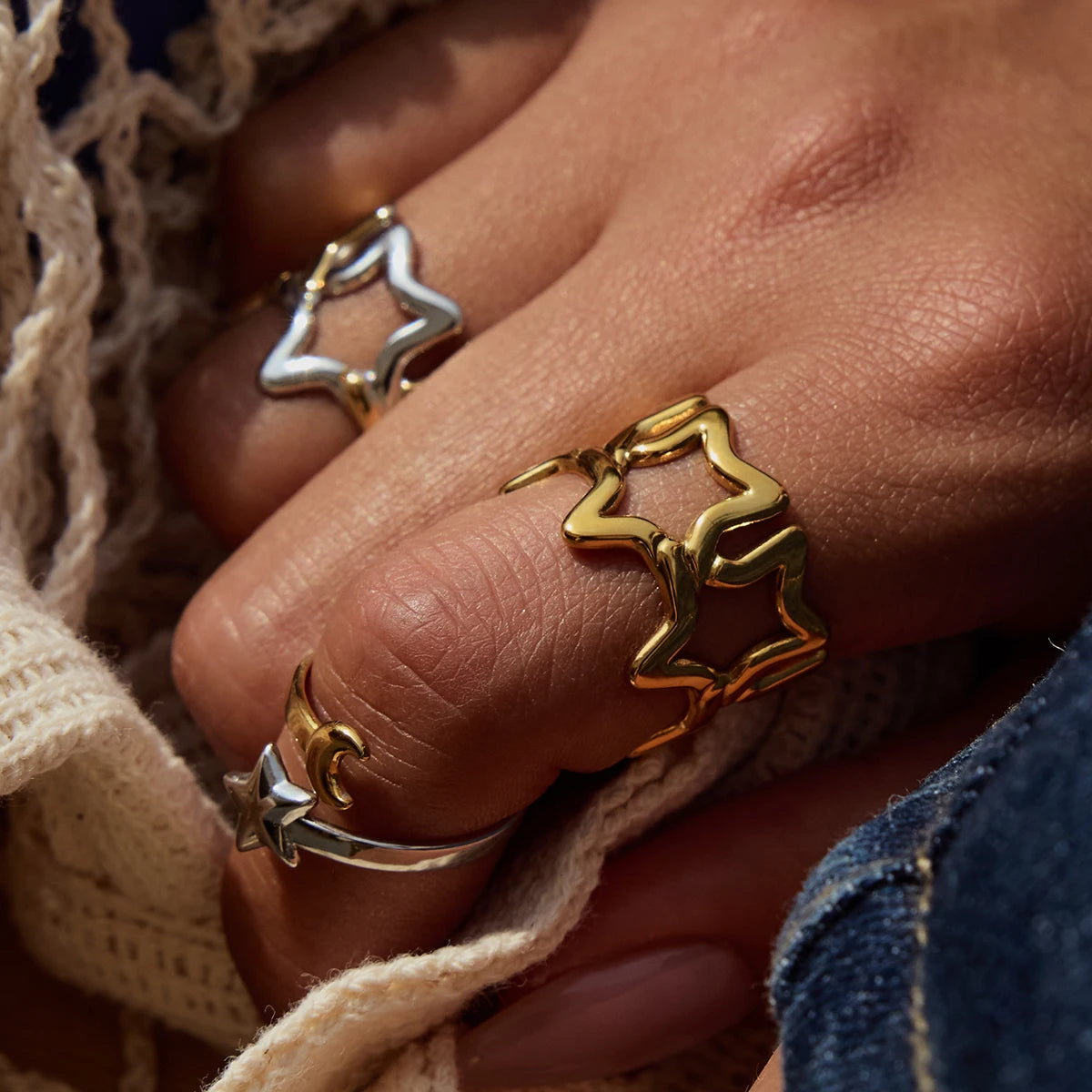Starlight Ring Set – Sundelle