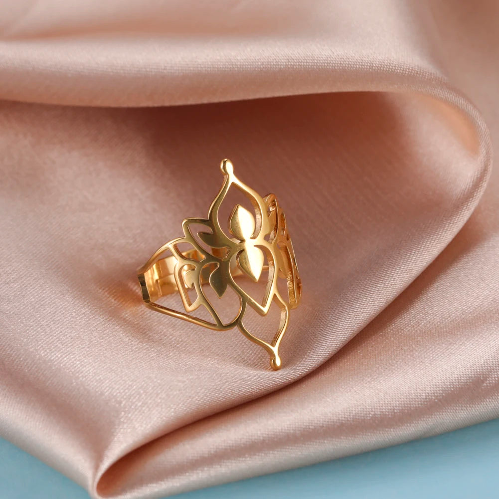 Lotia Crown Ring – Sundelle